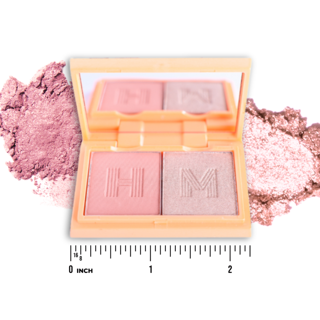 Blush + Brighten Duo | Clean Blush | Travel Size Highlighter – Haute ...